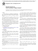 (高清正版） ASTM E1049-85(2017) Standard Practices for Cycle Counting in Fatigue Analysis . - 道客巴巴